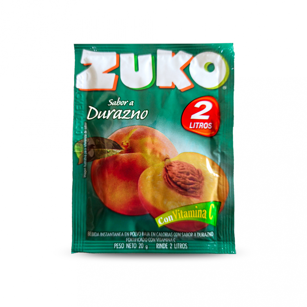 CompreMarket - Refresco instantáneo sabor durazno Zuko (20 g)