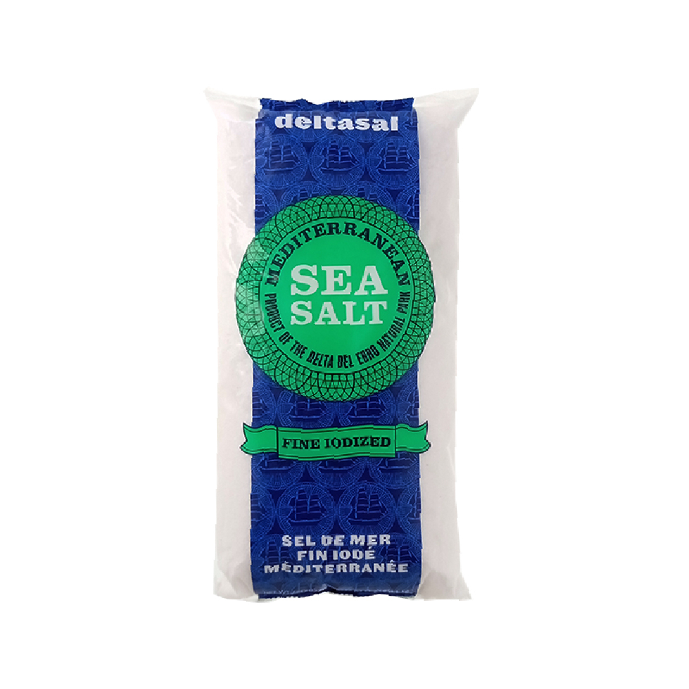 Deltasal Fine Iodized Sea Salt (1 kg / 2.2 lb) | Online Agency to Buy ...
