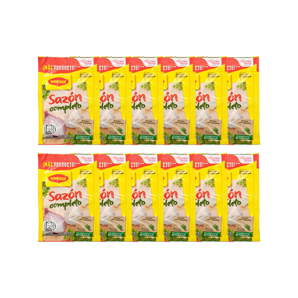 Sazón completo Maggi (12 x 11 g) | Supermarket 23 es una Tienda para ...