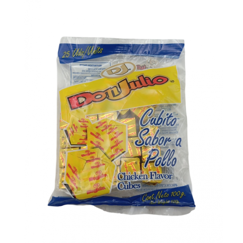 Cubitos con sabor a pollo Don Julio (100 g / 3.52 oz) | Supermarket 23 ...