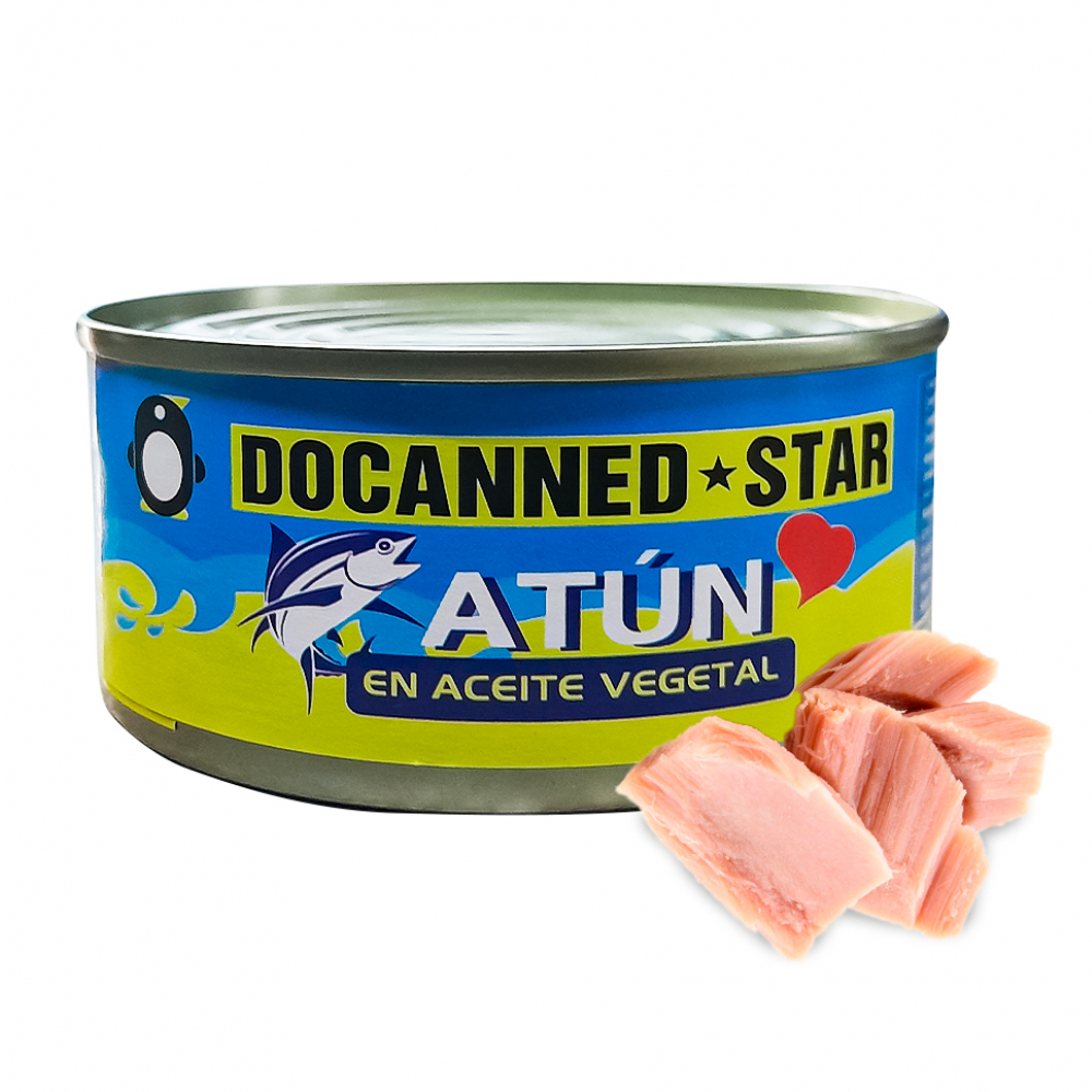 Atún en aceite vegetal Docanned Star (160 g / 5.64 oz) | Supermarket 23 ...