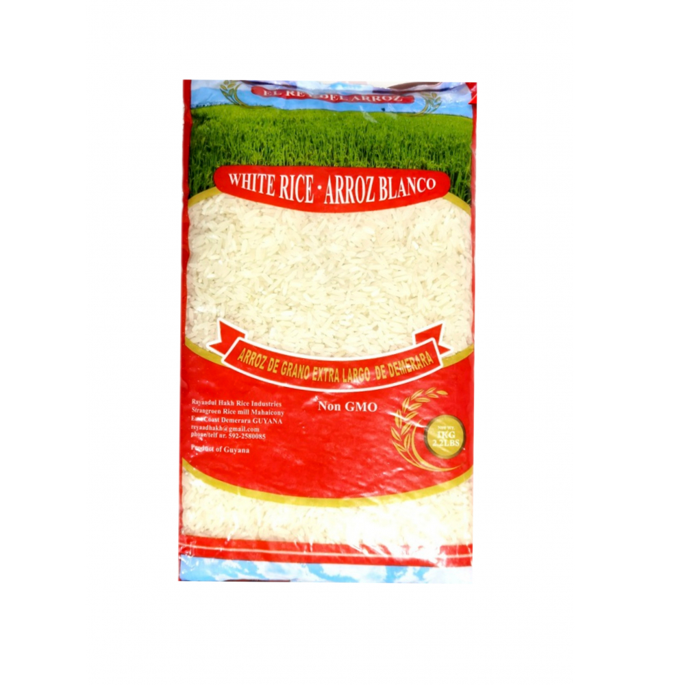 Arroz De Grano Extra Largo El Rey Del Arroz 1 Kg 2 2 Lb