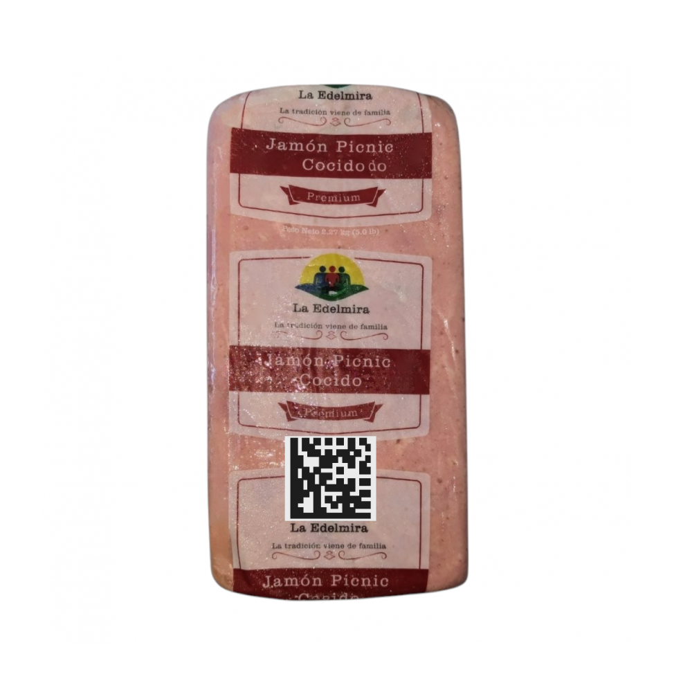 Jamón picnic cocido La Edelmira (2.27 kg / 5 lb) | Supermarket 23 es ...