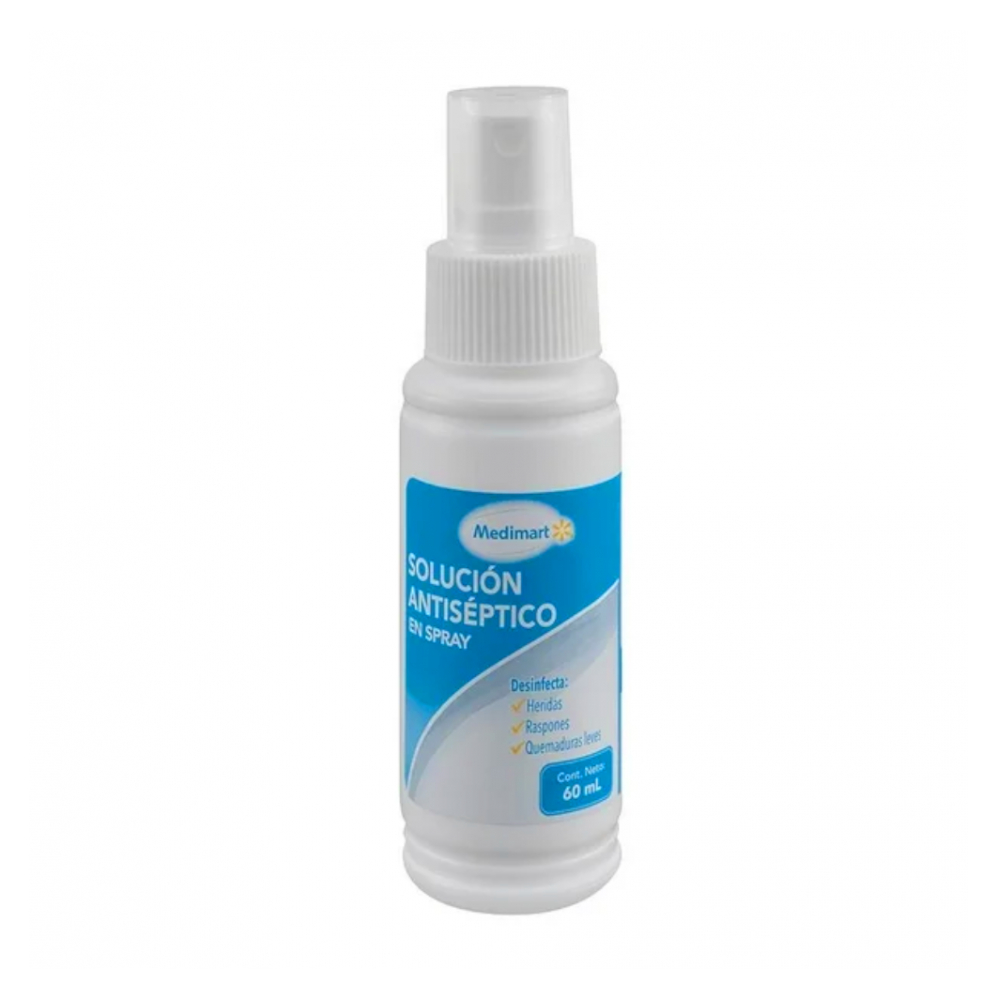 Solución antiséptico en spray Medimart (60 ml / 2.11 fl. oz ...