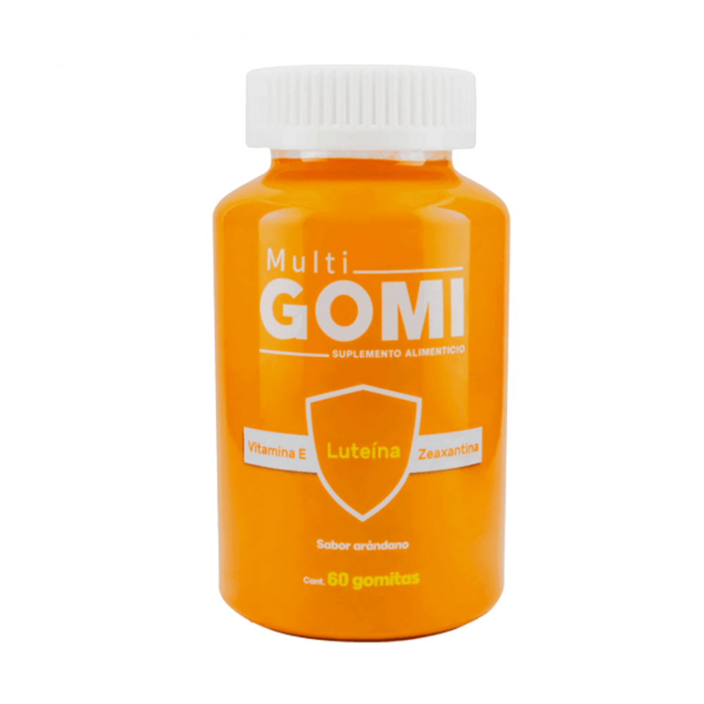Multi Gomi. Suplemento alimenticio con Vitamina E + Luteína ...