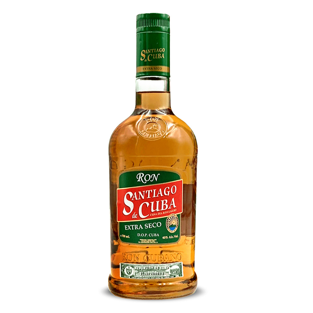 Santiago de Cuba Extra Dry rum (700 ml) | Online Agency to Buy and Send ...
