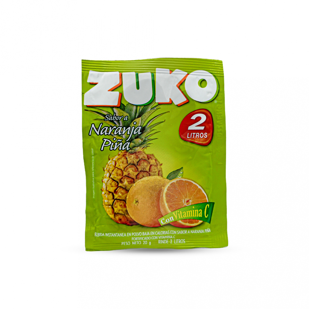 CompreMarket - Refresco instantáneo sabor naranja piña Zuko (20 g)