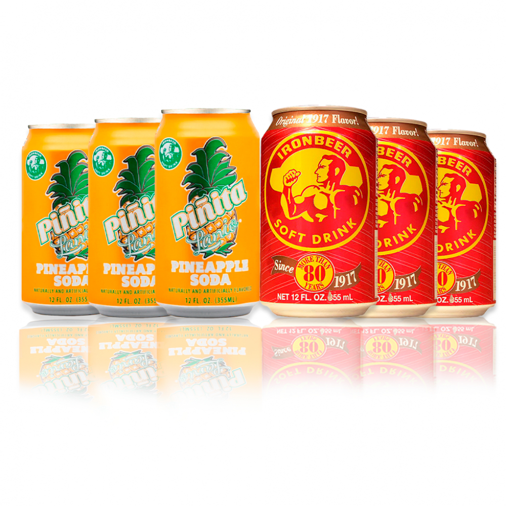 Surtido refrescante: Refresco de iron beer + Refresco Piñita ...