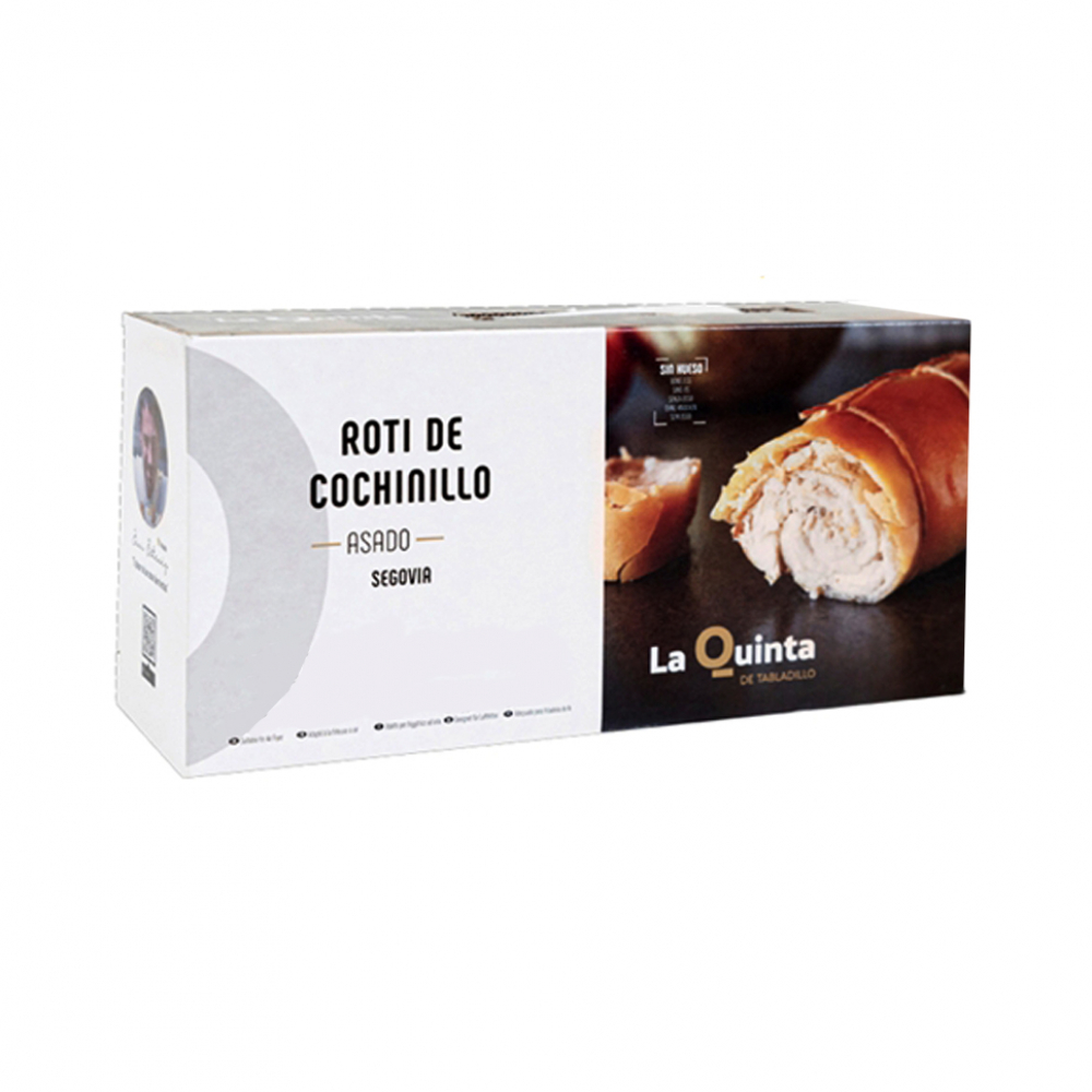 La Quinta de Tabladillo Segovia roti of pre-cooked roast suckling pig ...