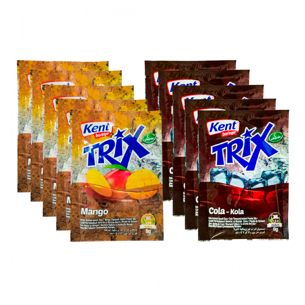 CompreMarket - Combo de refrescos: Refresco en polvo sabor cola Trix ...