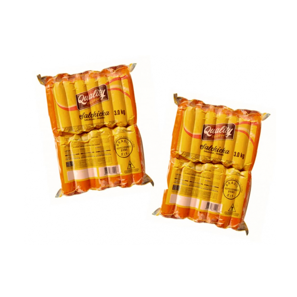 Chicken sausages (2 x 3 kg / 6.61 lb) | Online Agency to Buy and Send ...