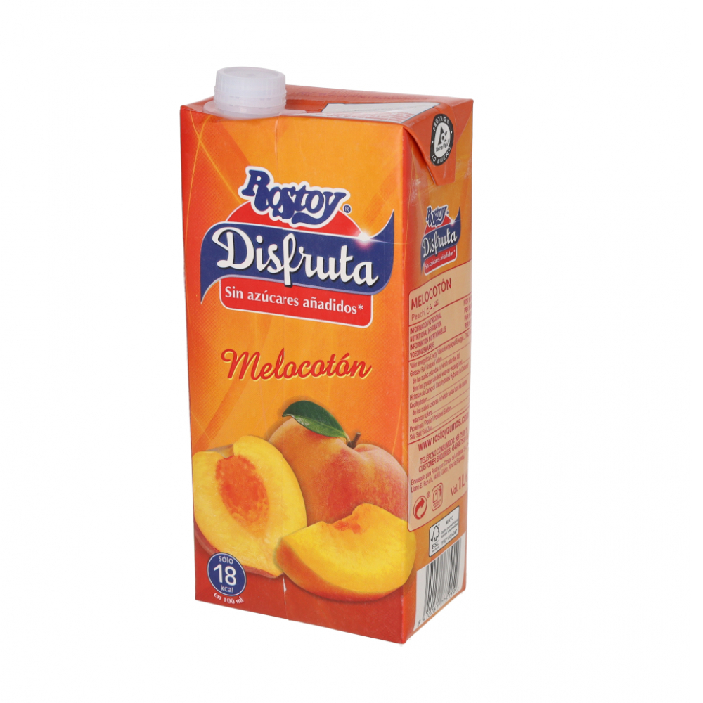Rostoy peach juice drink with sweetener (1 L) | Online Agency to Buy ...