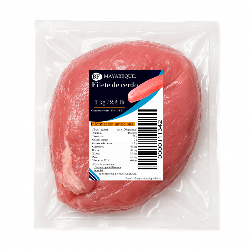 Filete de cerdo BF Mayabeque (1 kg / 2.2... - $8.89 | Cuba | Nercado