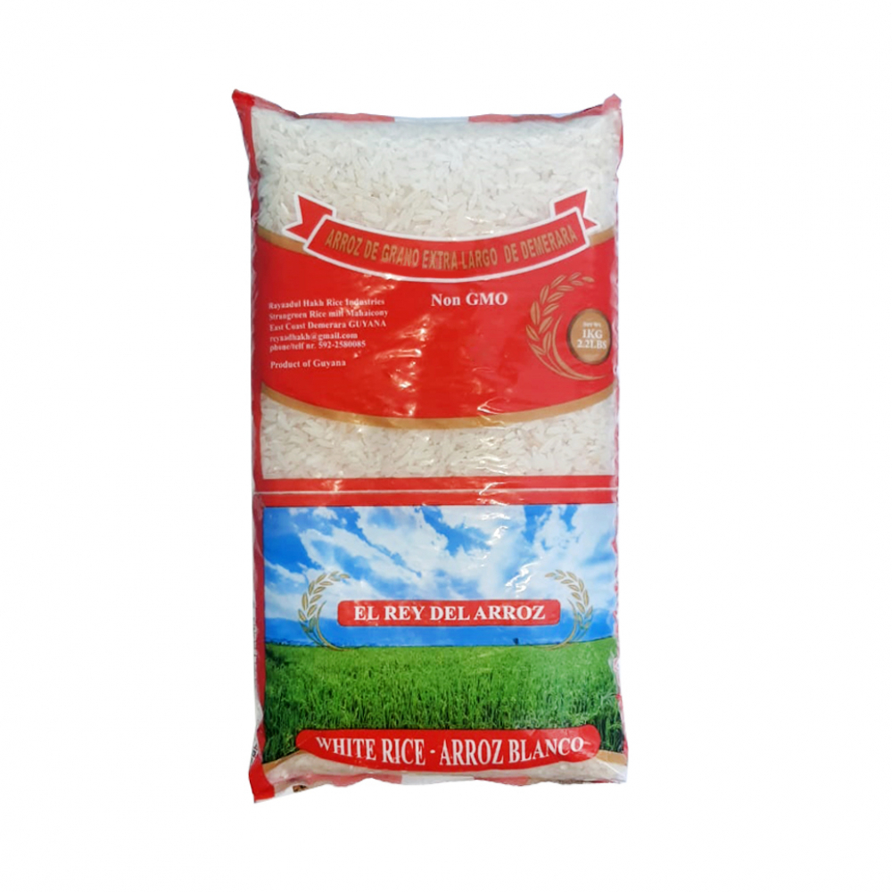El Rey del Arroz Extra Long Grain White Rice (1 kg / 2.2 lb) | Online ...