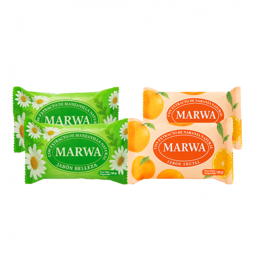 Aromatic soap combo 3: Marwa natural chamomile extract beauty soap ...