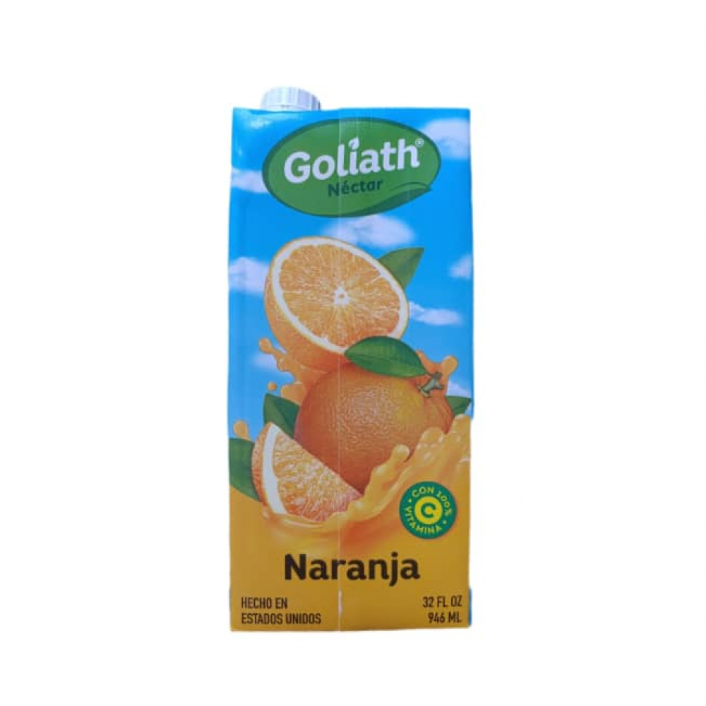 Néctar sabor naranja Goliath (946 ml) | Supermarket 23 es una Tienda ...