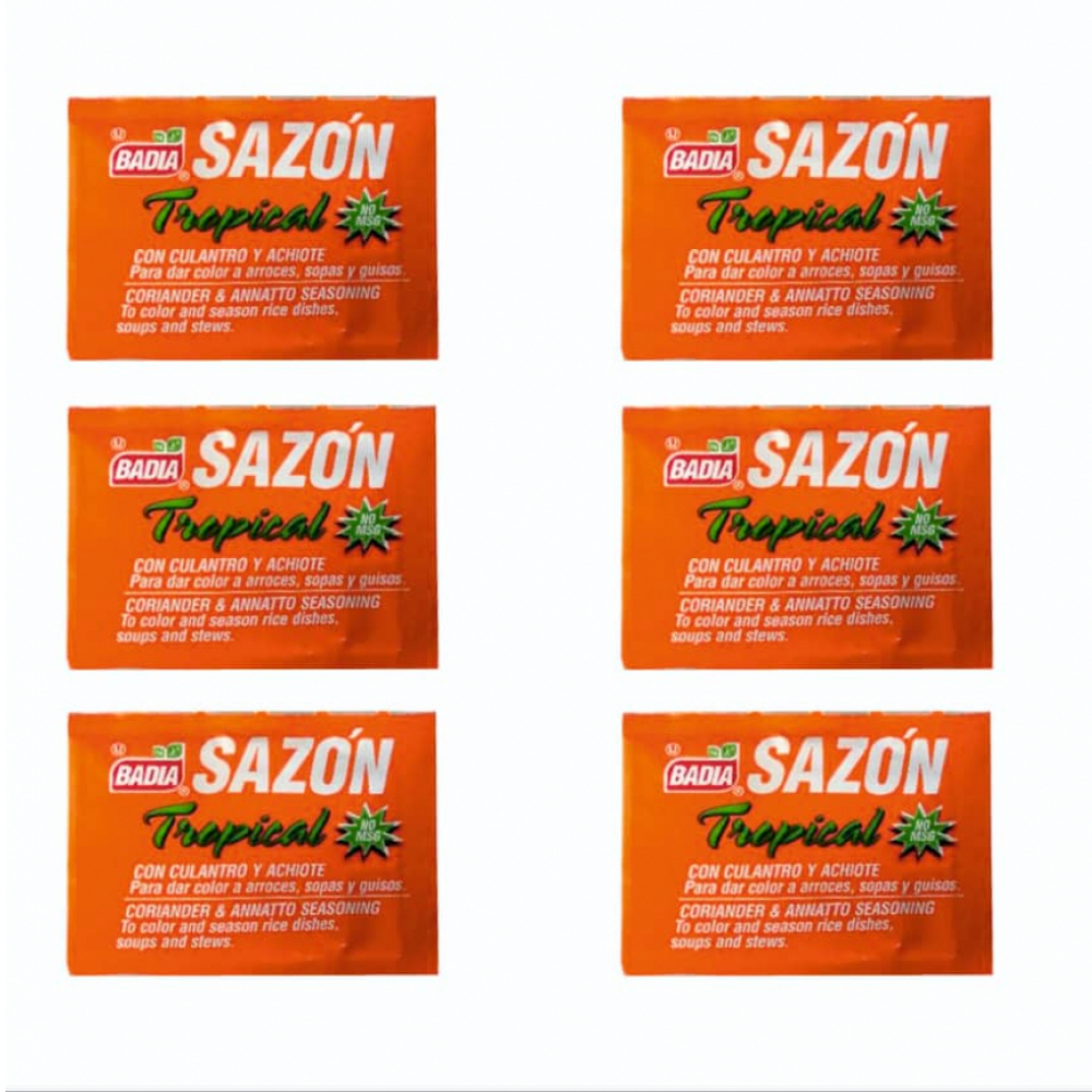 Tropical seasoning with cilantro and achiote Badia (6 x 5 g) | Online ...
