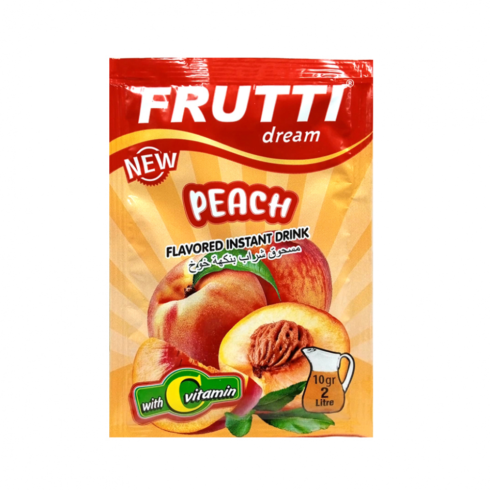 Frutti Dream instant peach flavoured soft drink (10 g) | Online Agency ...