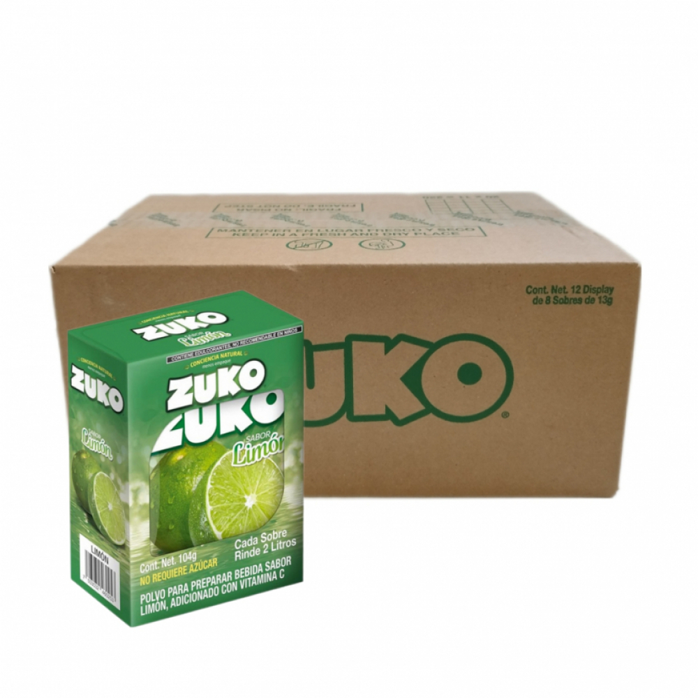 CompreMarket - Refresco sabor limon Zuko (12 x 8 x 13 g)