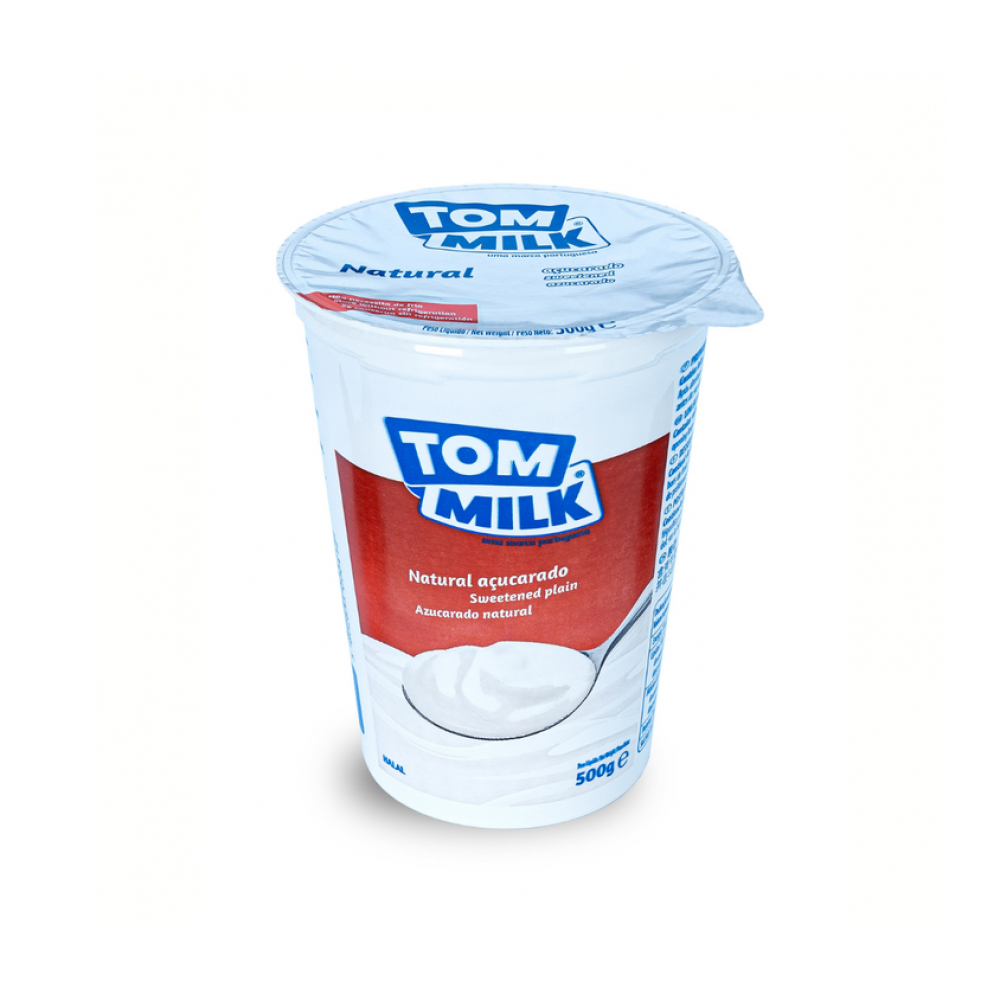 Tom Milk sweetened natural pasteurized yogurt (500 g / 1.10 lb ...