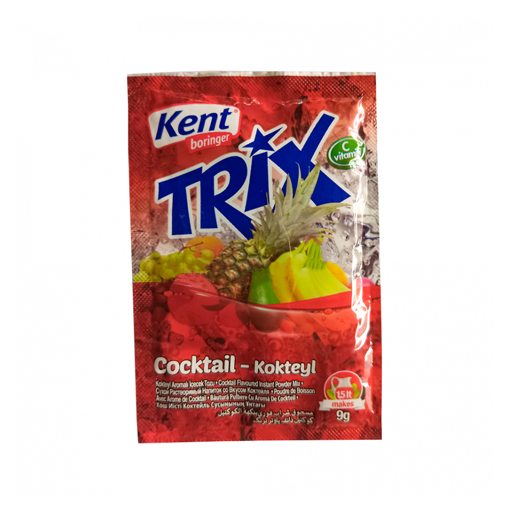 CompreMarket - Refresco en polvo sabor cóctel Trix (9 g)