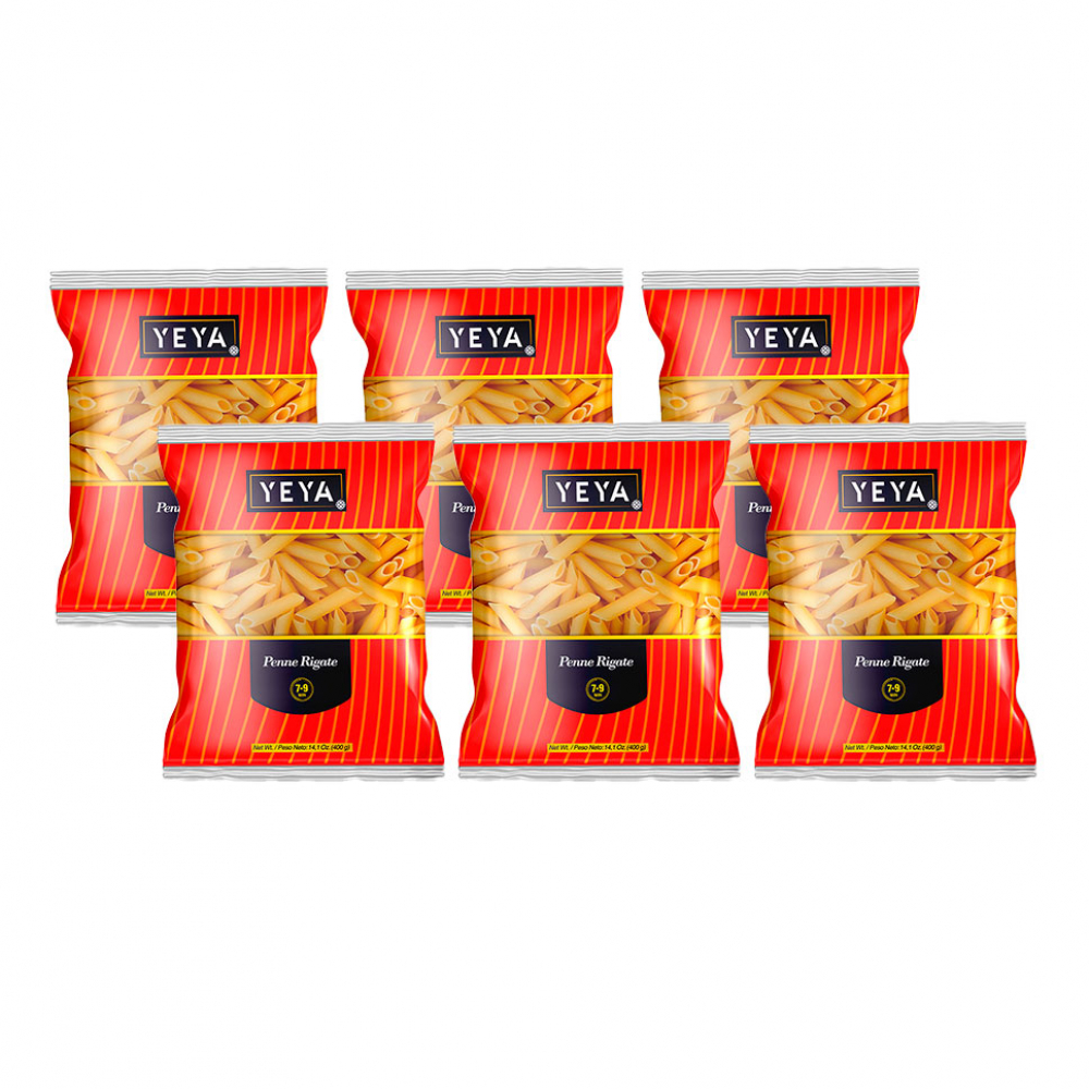 Pasta penne Yeya (6 x 400 g / 14.11 oz) | Supermarket 23 es una Tienda ...
