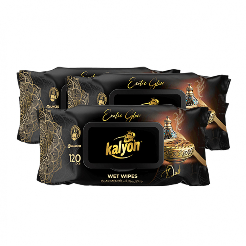 CompreMarket - Toallitas húmedas fragancia brillo exotico Kalyon (3 x ...