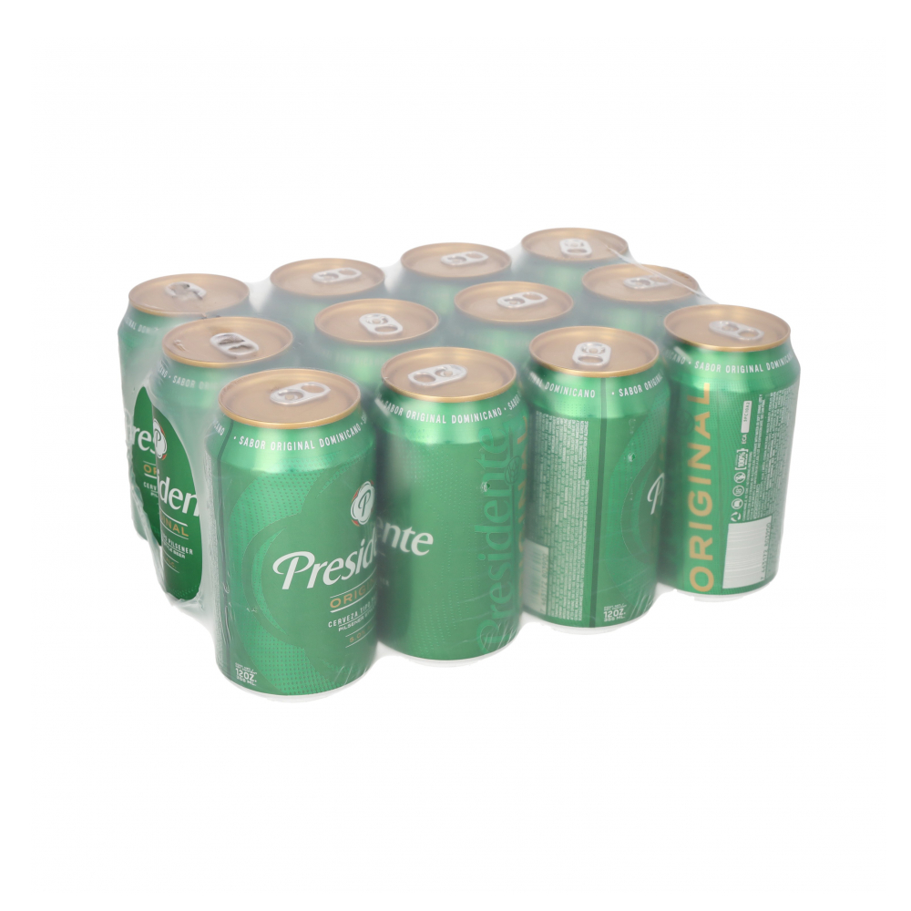 Cerveza de lata Presidente (12 x 355 ml / 12 oz) | Supermarket 23 es ...