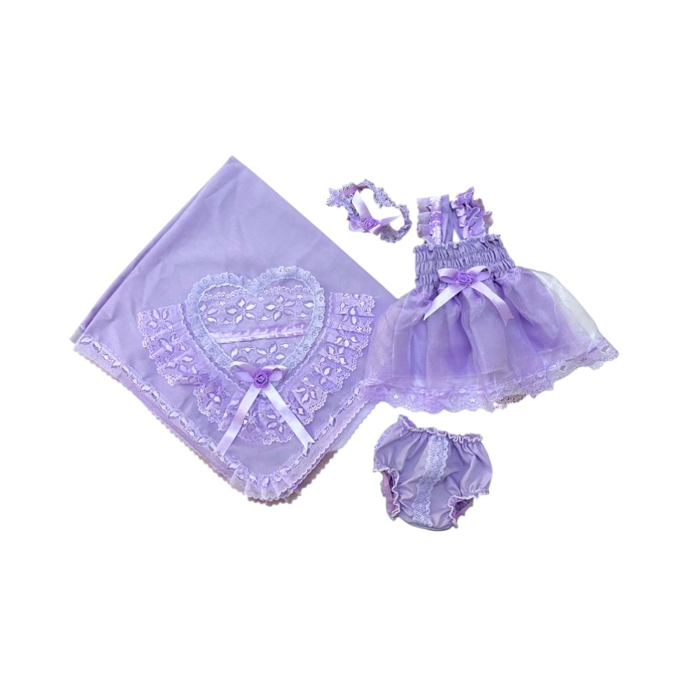 Conjunto de 4 piezas para bebés color morado | Supermarket 23 es una ...