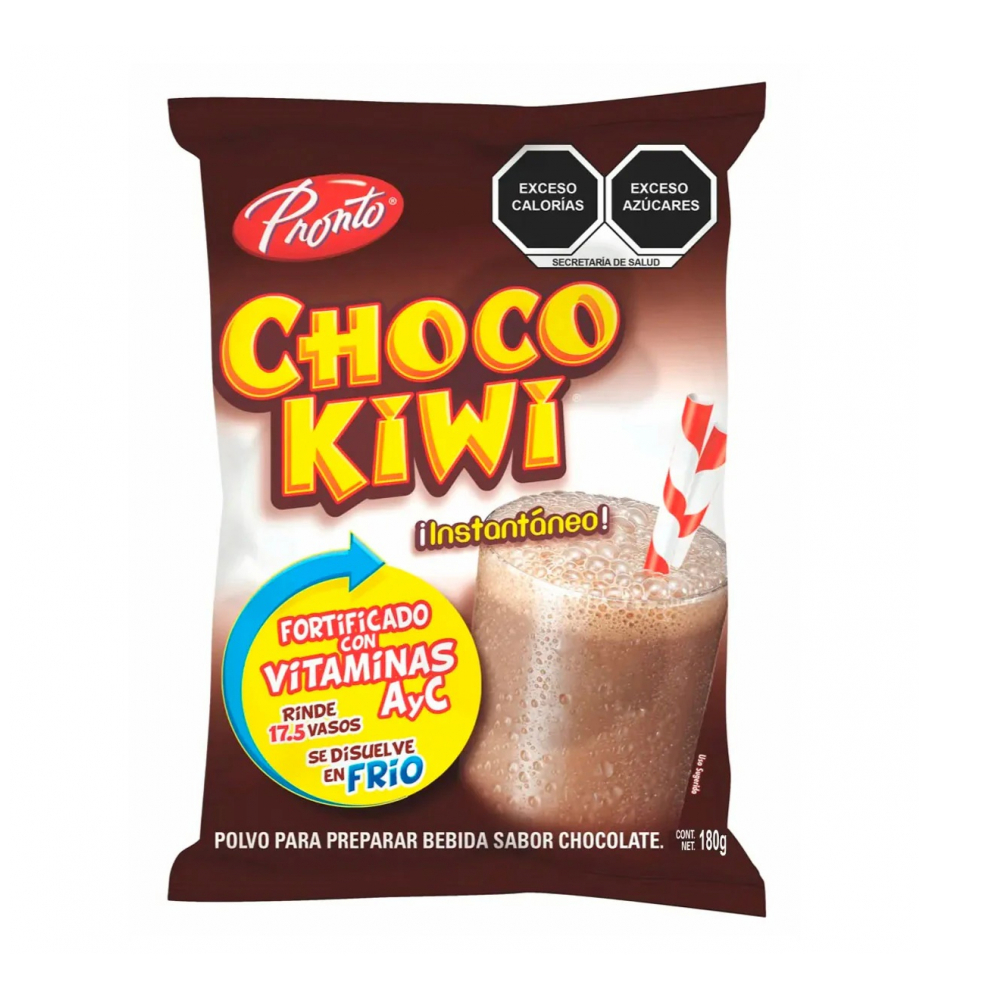 CompreMarket - Polvo para preparar bebida sabor chocolate Choco Kiwi Pronto (180 g / 6.35 oz)