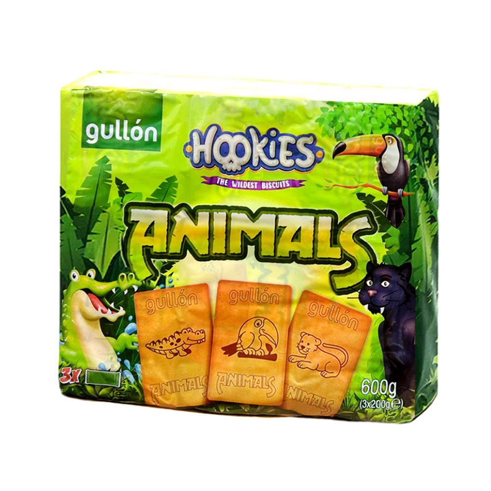 Galletas dulces Animals Hookies Gullón (600 g / 1.32 lb) | Supermarket ...