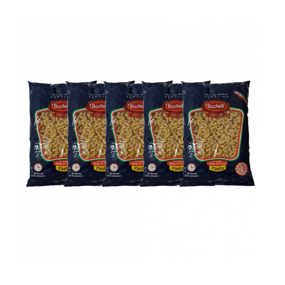 Coditos Badelli (5 x 350 g / 12.34 oz) | Supermarket 23 es una Tienda ...