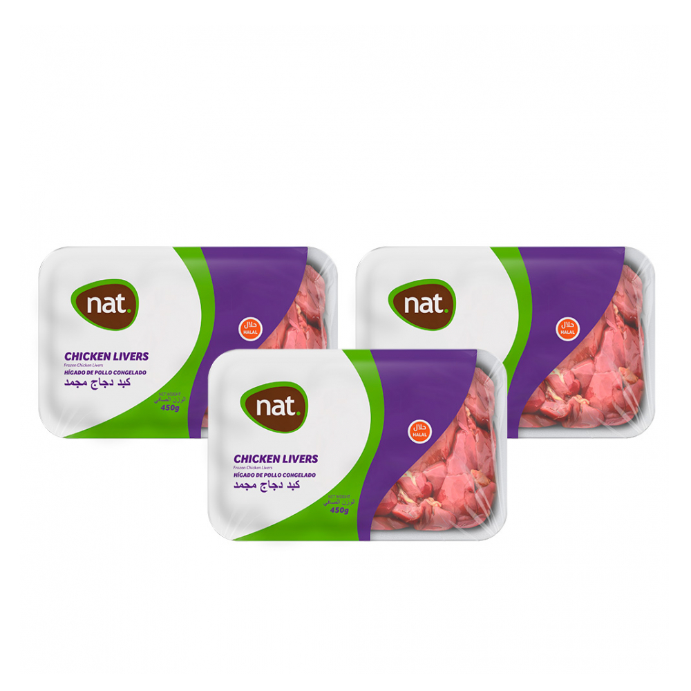 Nat Frozen chicken liver (450 g/15.87 oz) | Online Agency to Buy and ...