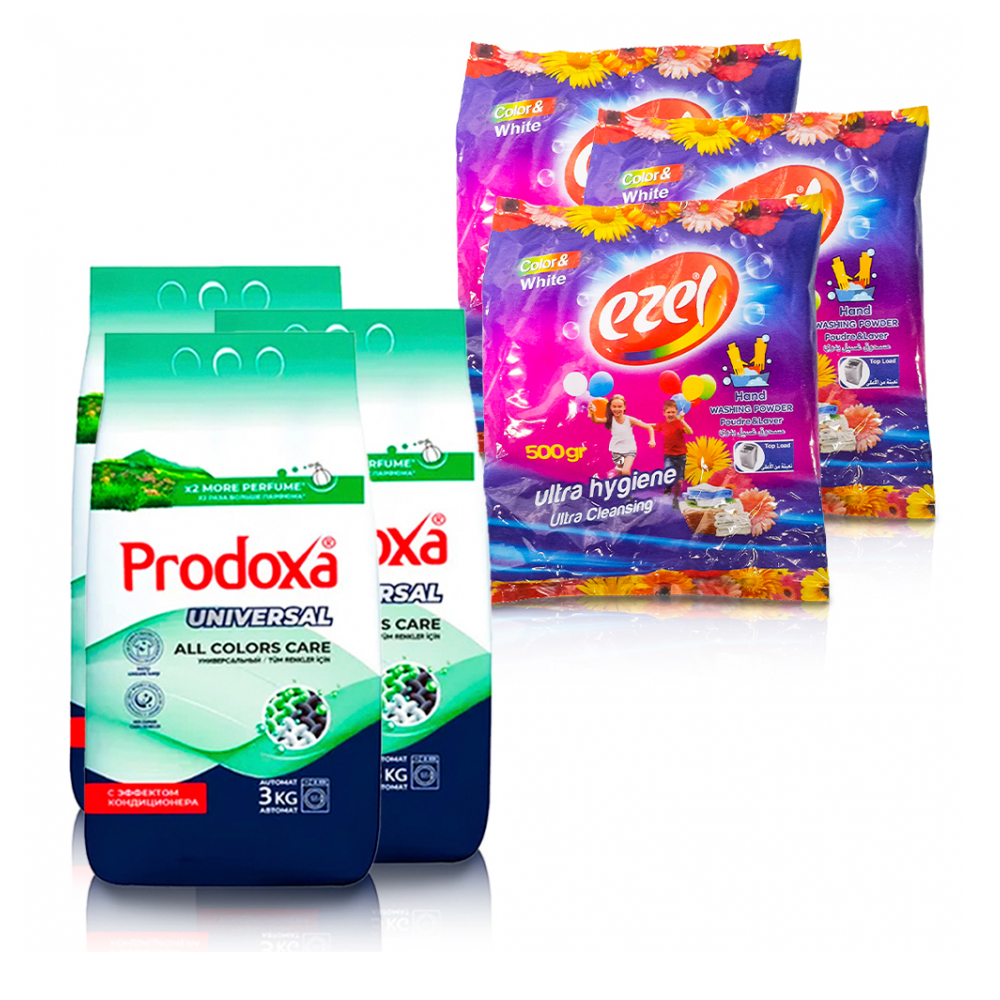 Set #13: Prodoxa Universal laundry powder detergent + Ezel laundry ...
