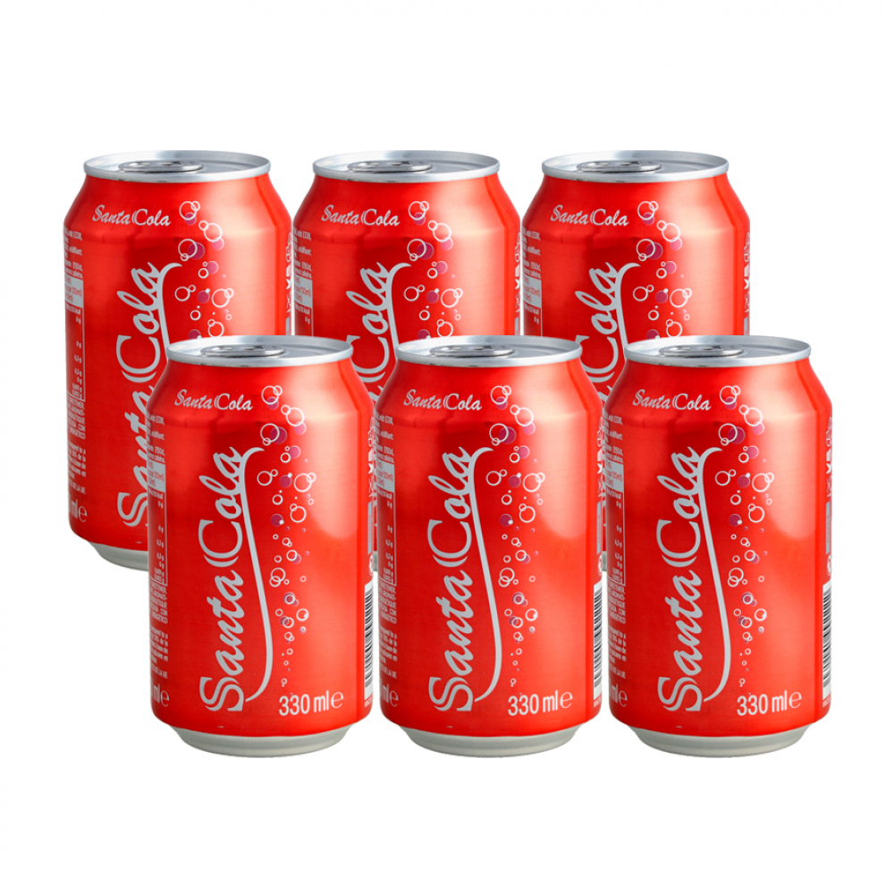 Refresco gaseado de cola Santa (6 x 330 ml) | Supermarket 23 es una ...