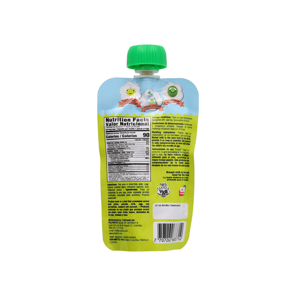 Compota de pera Baby Fruit (113 g / 4 oz) $0.90 en Cuba | Nercado