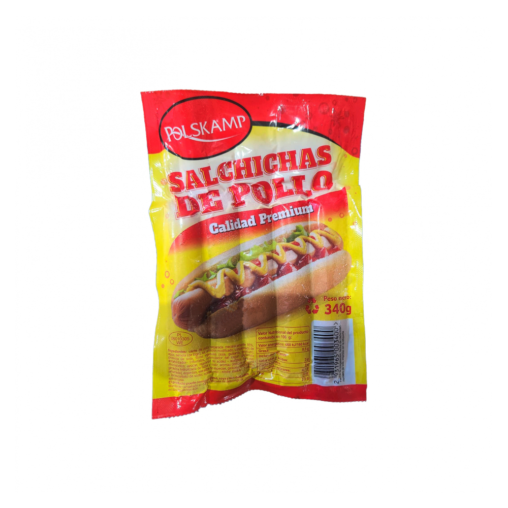CompreMarket - Salchichas de pollo Polskamp (340 g / 12 oz)
