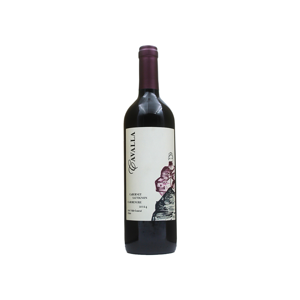 Vino tinto Cabernet Sauvignon Carmenere Cavalla (750 ml) | Supermarket ...