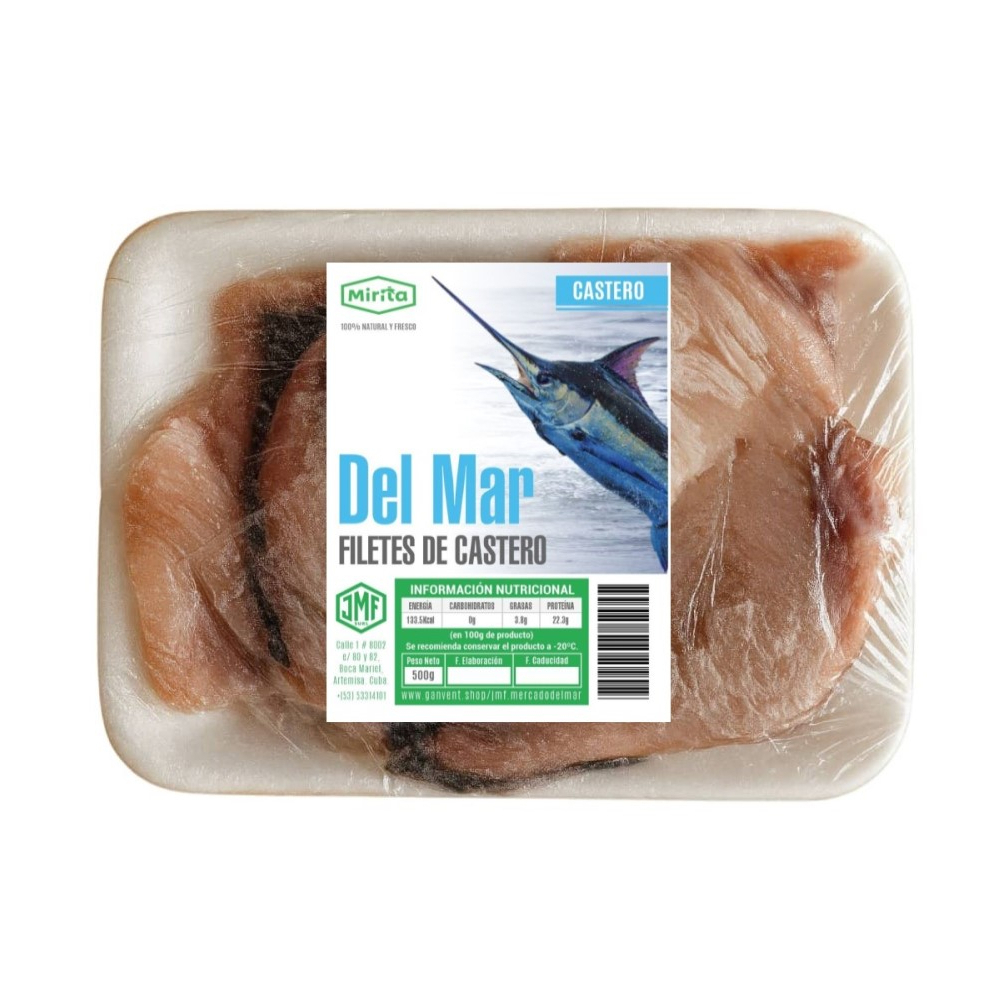 Bandeja de filete de pescado castero Mirita (500 g / 1.10 lb ...