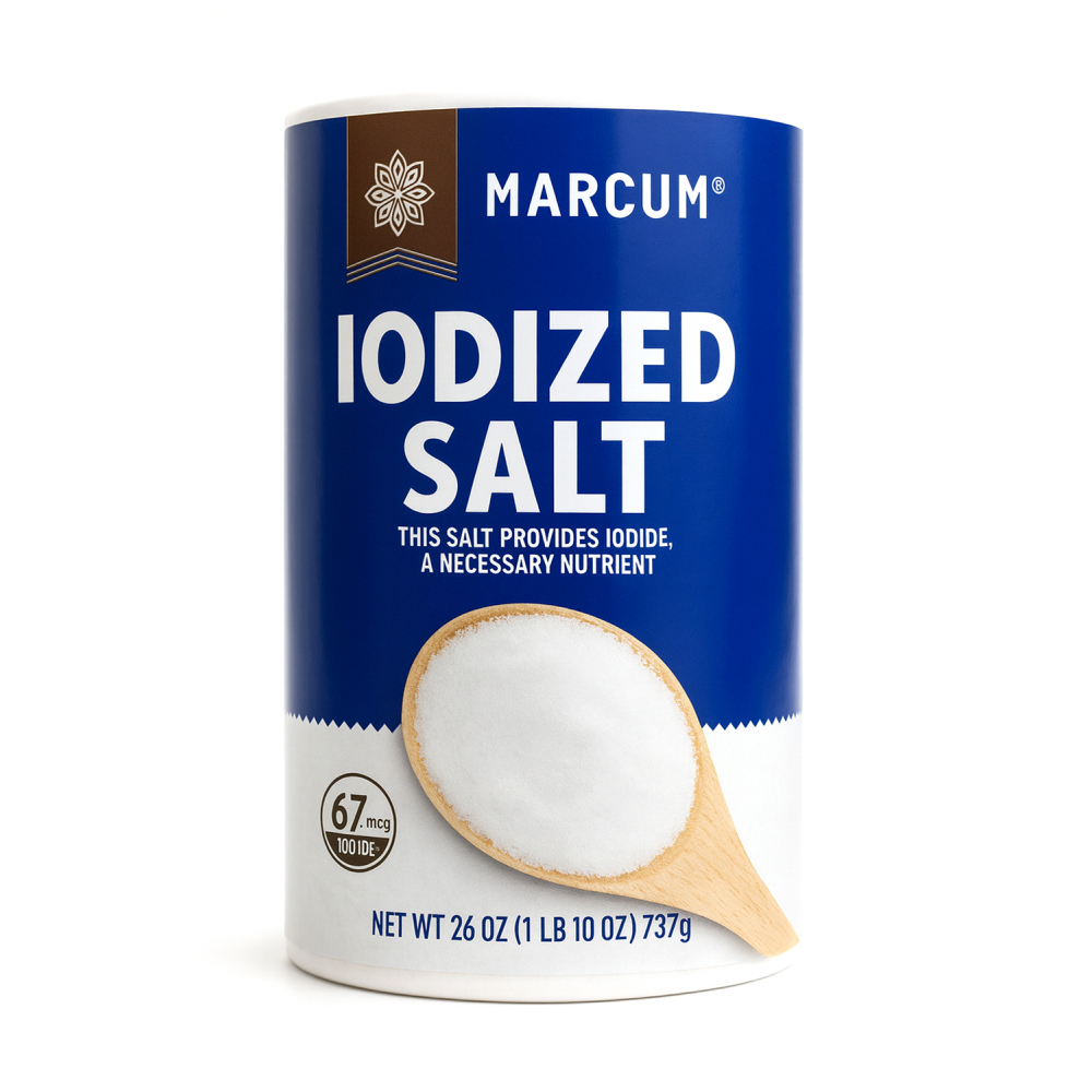 Sal yodada Marcum (737 g / 1.6 lb) | Supermarket 23 es una Tienda para ...