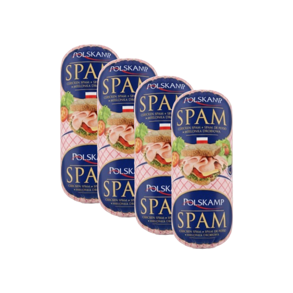 Spam de pollo Polskamp (4 x 400 g / 14.11 oz) | Supermarket23 es una ...