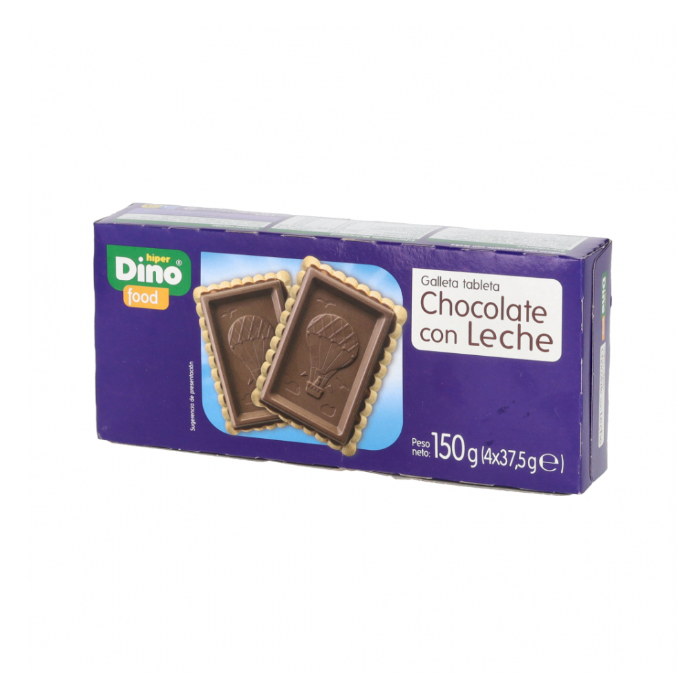Galleta tableta de chocolate con leche HiperDino (150 g / 5.29 oz ...