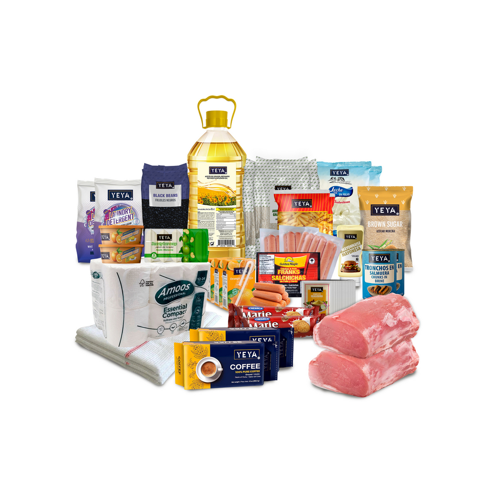 YEYA Monthly Basics Combo | Online Agency to Buy and Send Food, Meat ...