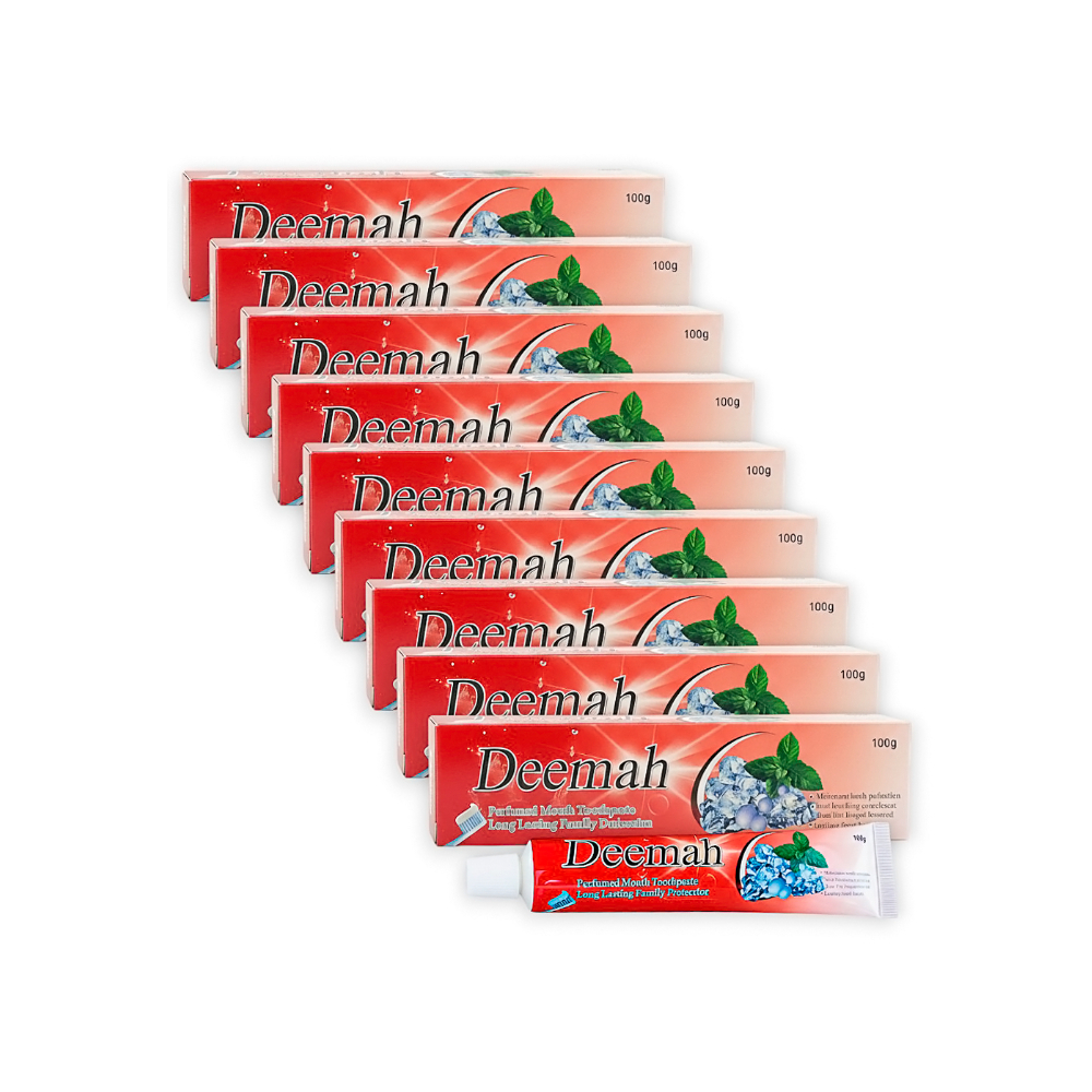 Deemah Mint Flavored Toothpaste (9 x 100 g / 3.52 oz) | Online Agency ...
