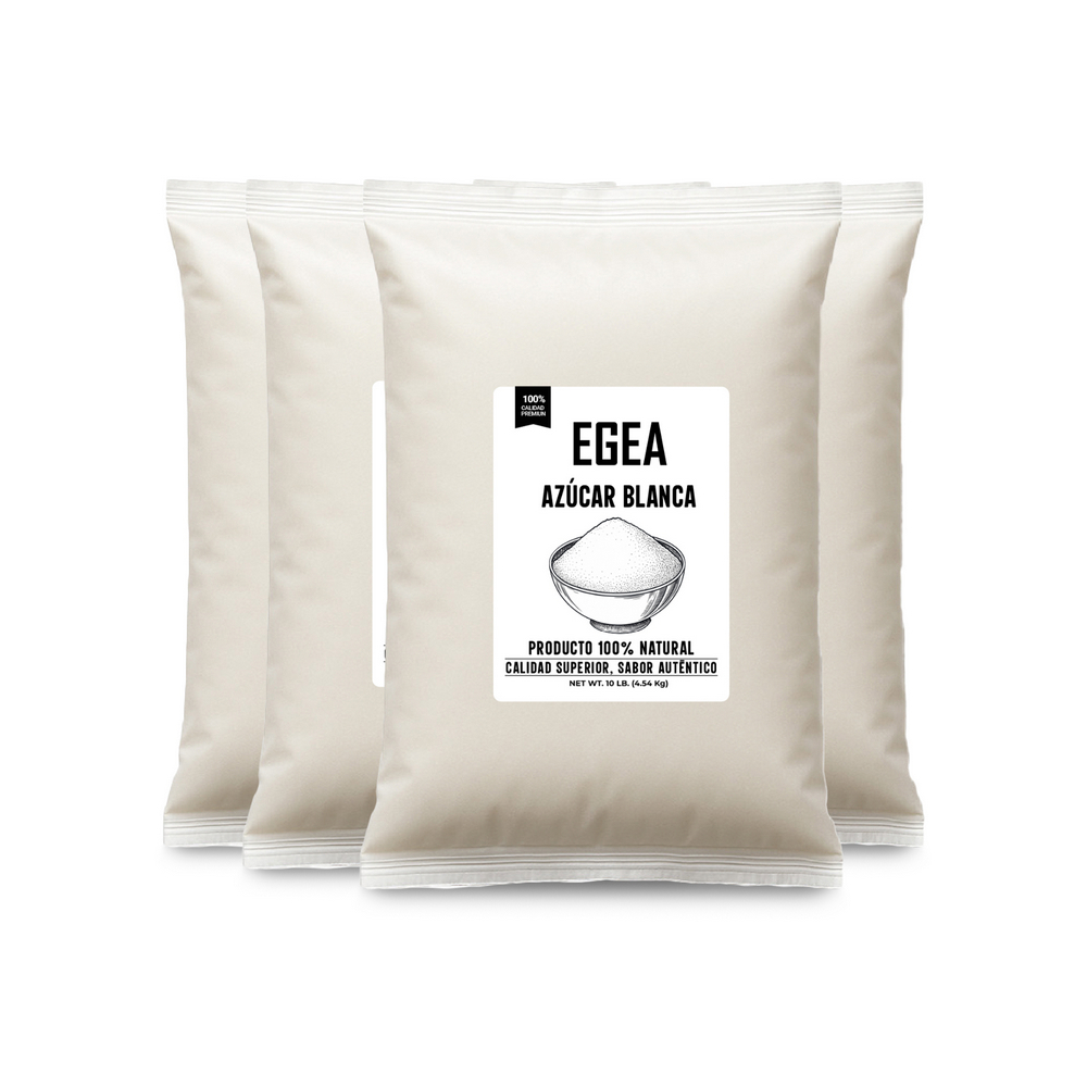 Azúcar blanca EGEA (4 x 4.54 kg / 10 lb) $38.77 en Cuba