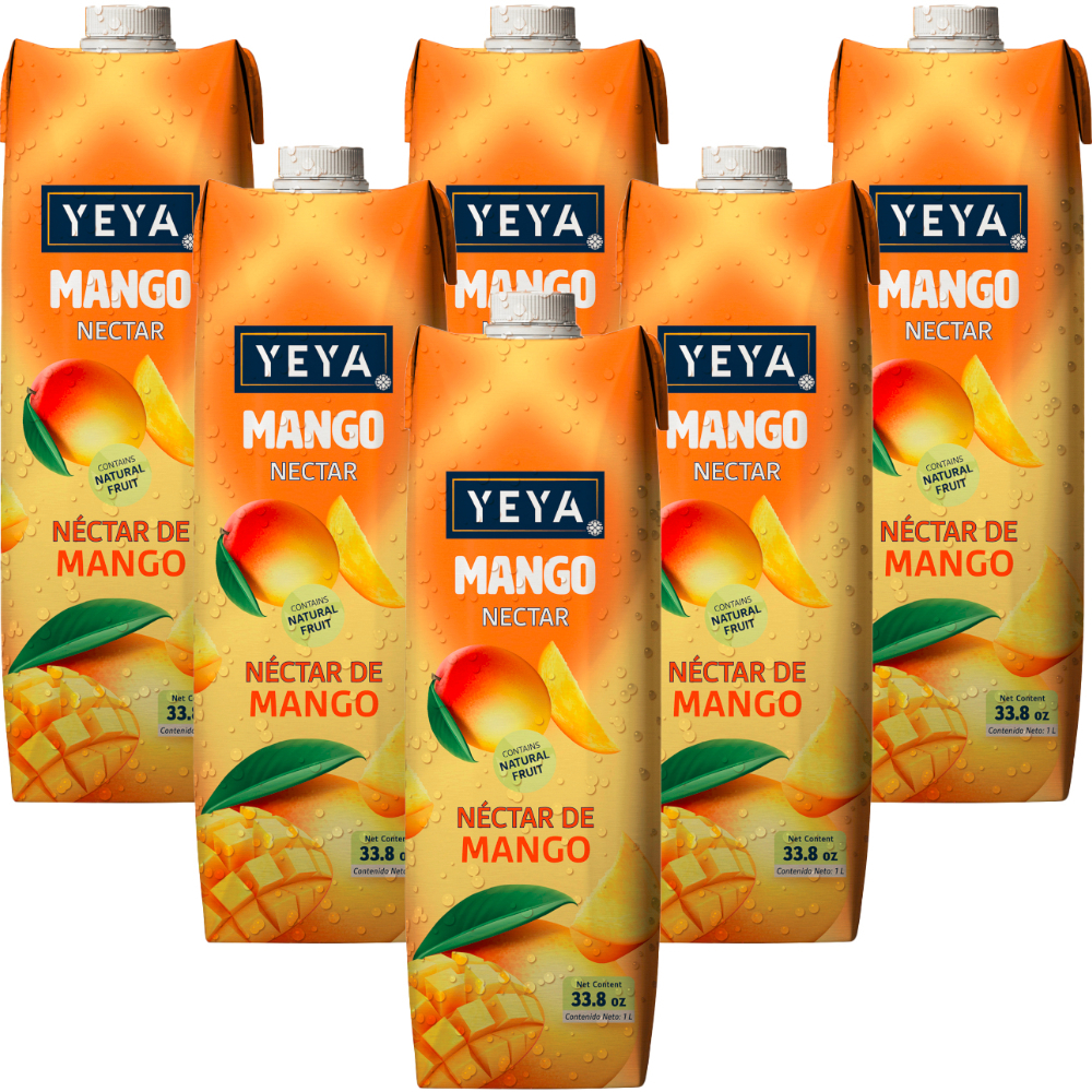 Néctar de mango YEYA ( 6 x 1 L / 33.8 fl oz) | Supermarket23 es una ...