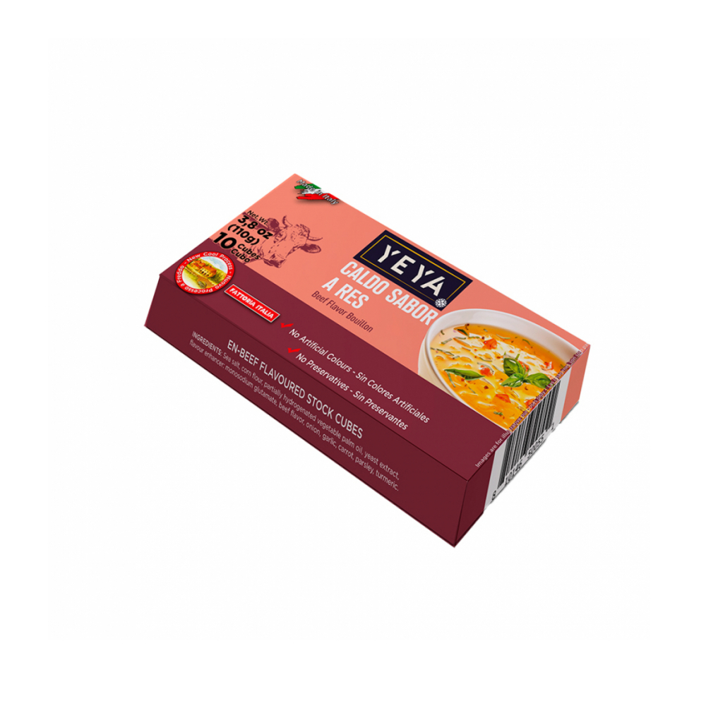 Caja de caldo sabor a res YEYA (48 x 11... - $43.19 | Cuba | Nercado