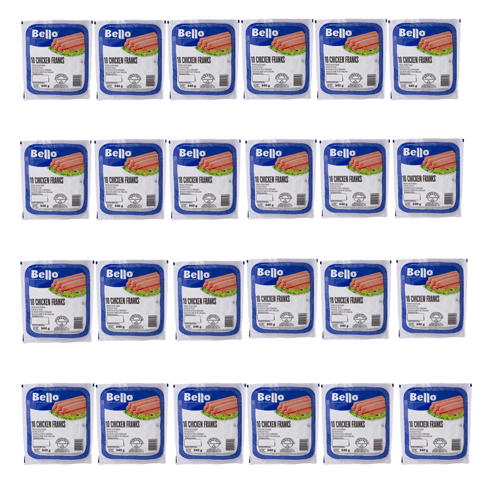 Salchichas de pollo Bello (24 x 340 g / 12 oz) | Supermarket 23 es una ...