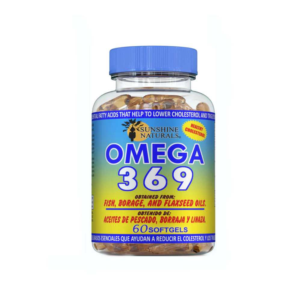 Omega 3, Omega 6, Omega 9 Sunshine Naturals (60 cápsulas blandas ...