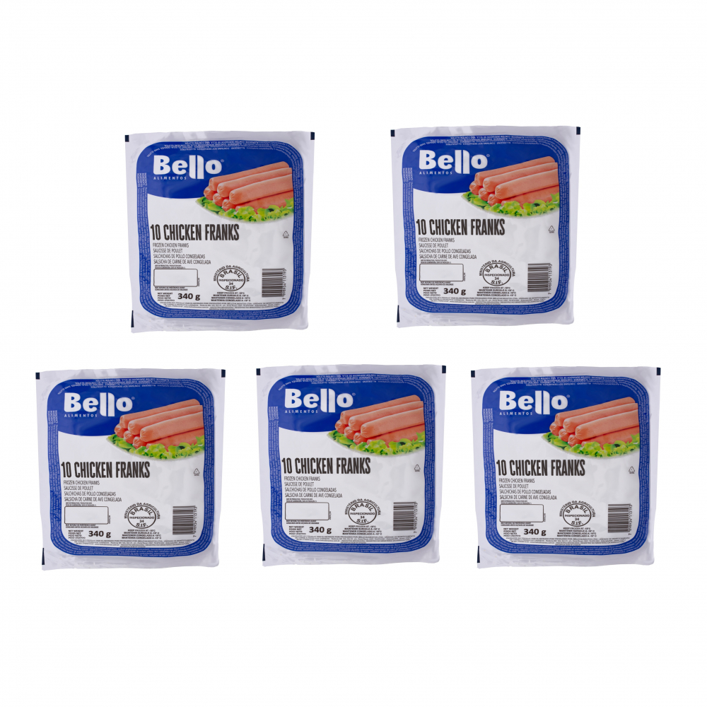 Salchicha de pollo Bello (5 x 340 g / 12 oz) $4.44 en Cuba | Nercado